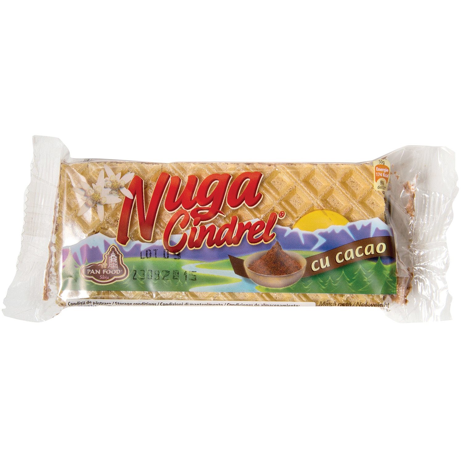 Cutie Nuga, Nuga Cindrel cu cacao, 30x 50 g - eMAG.ro