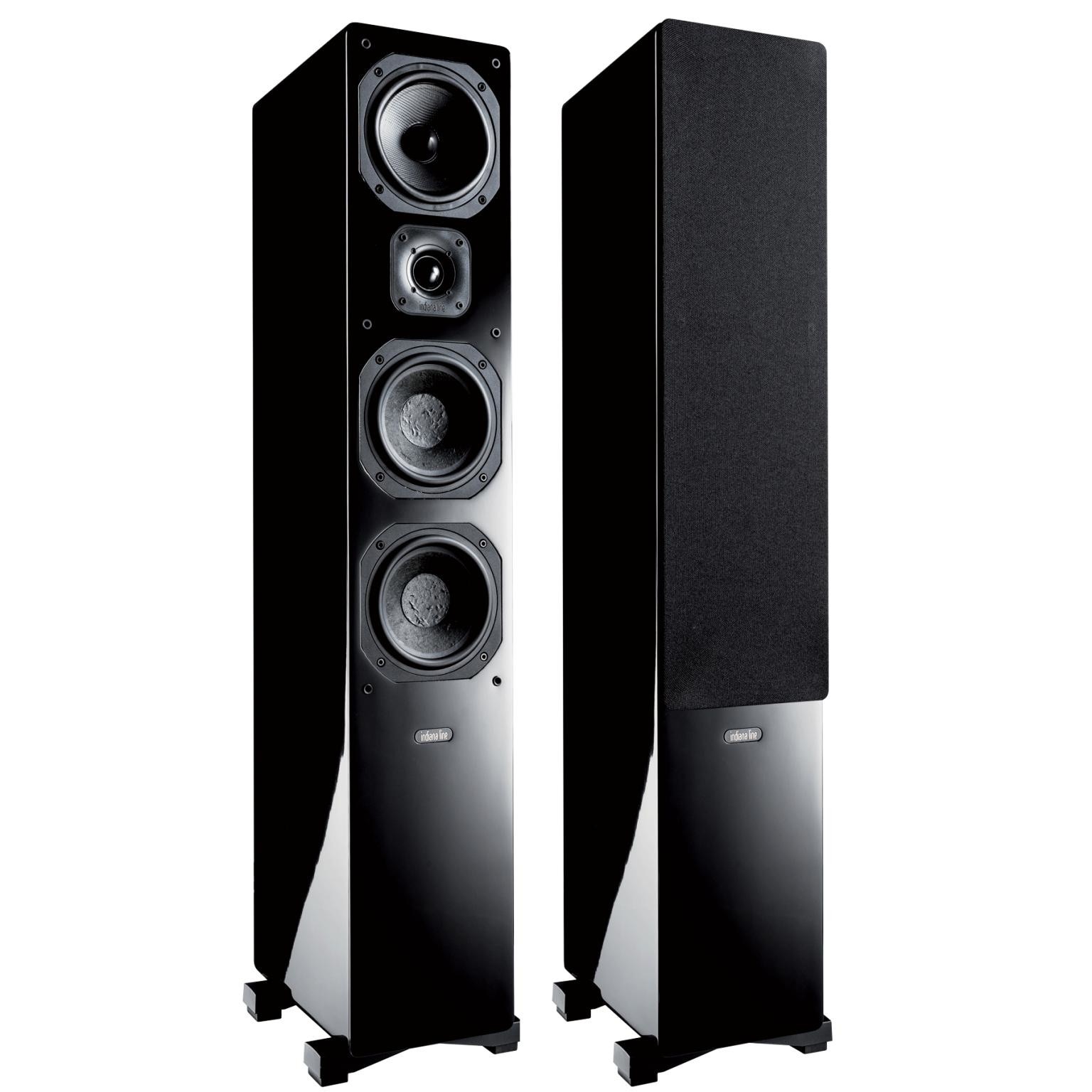 Boxe de Podea Indiana Line Diva 650, negru lucios - eMAG.ro