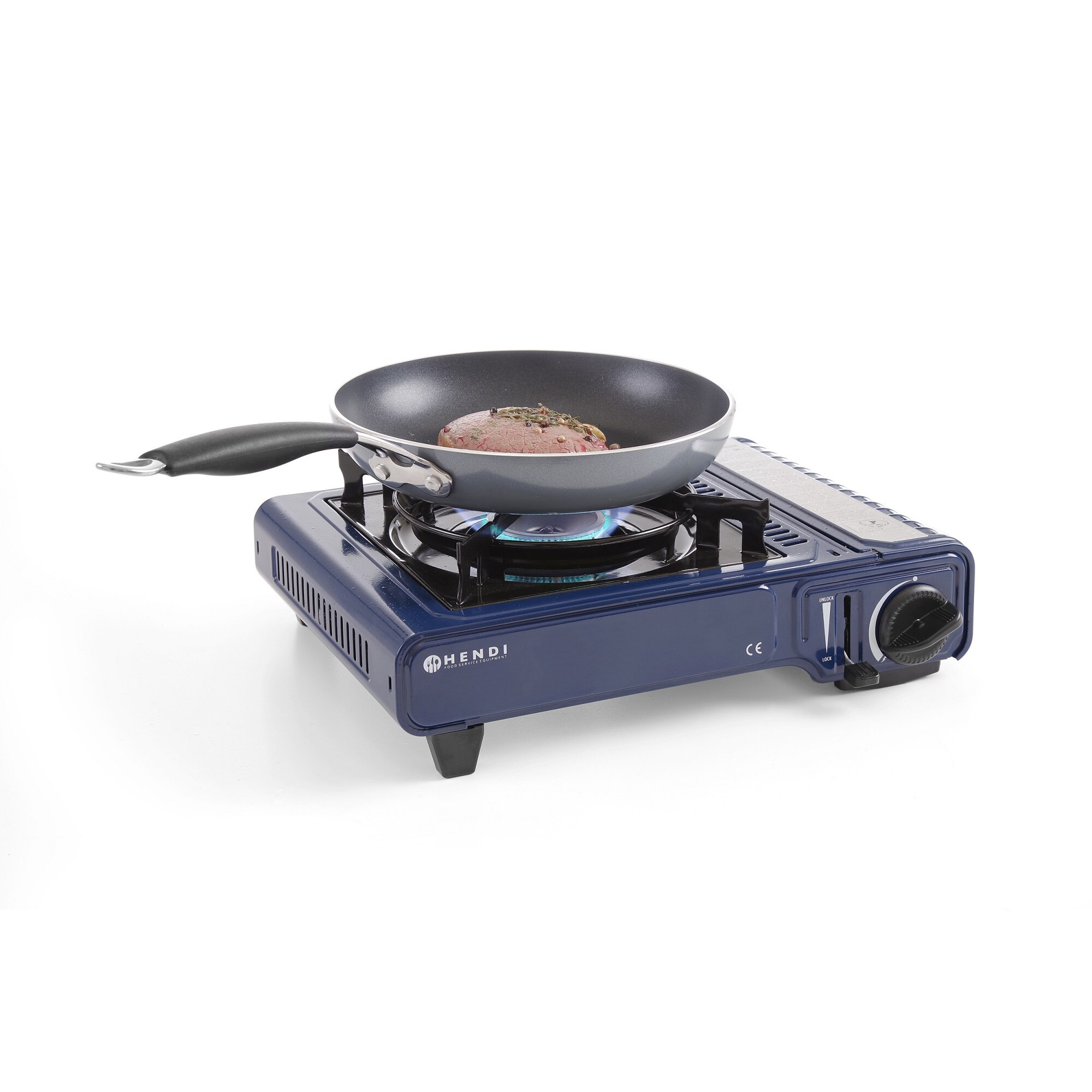 Aragaz portabil alimentare gaz, 2,2 kw, Hendi, pentru interior si ...