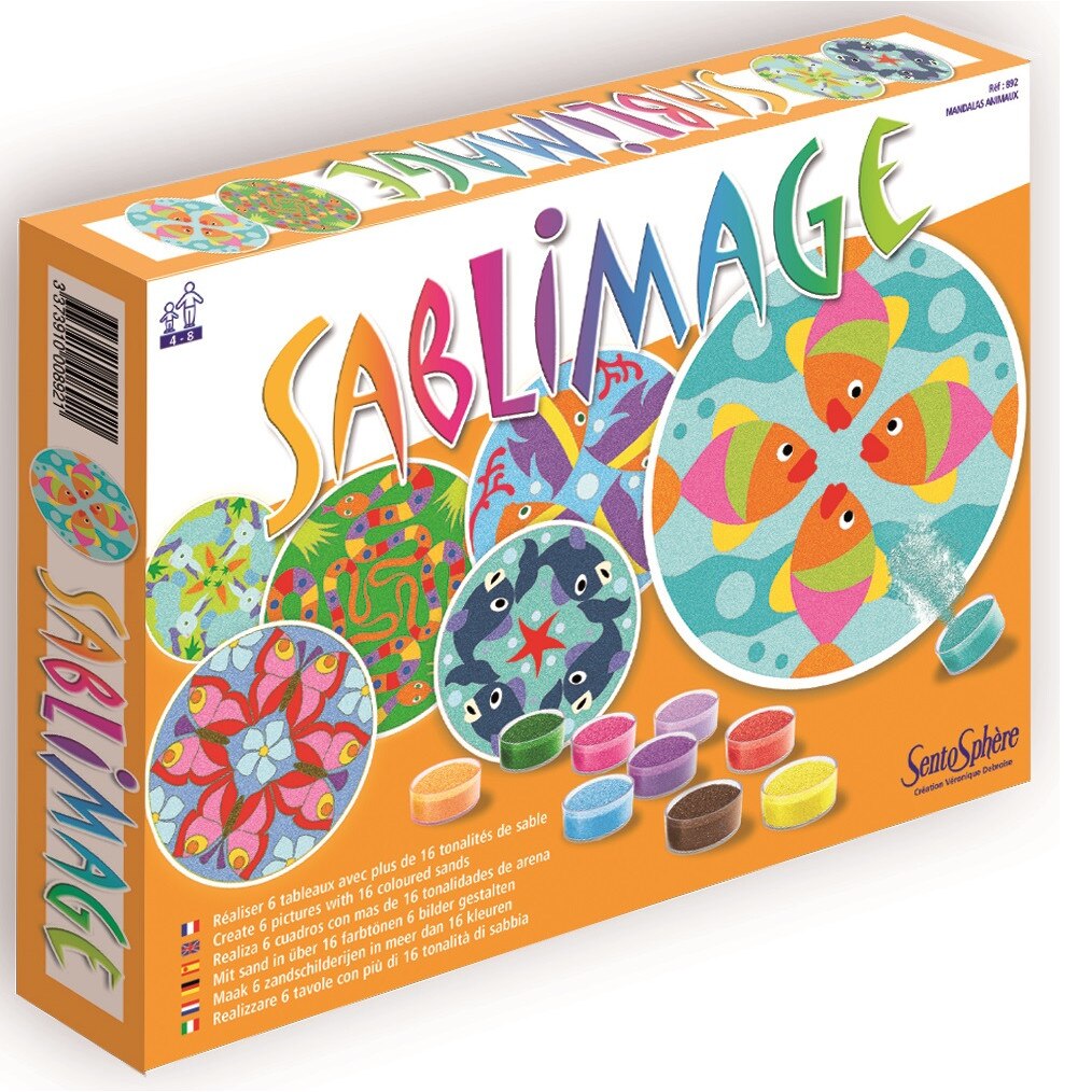 Set creativ cu nisip - Sablimage Mandale Animale - eMAG.ro