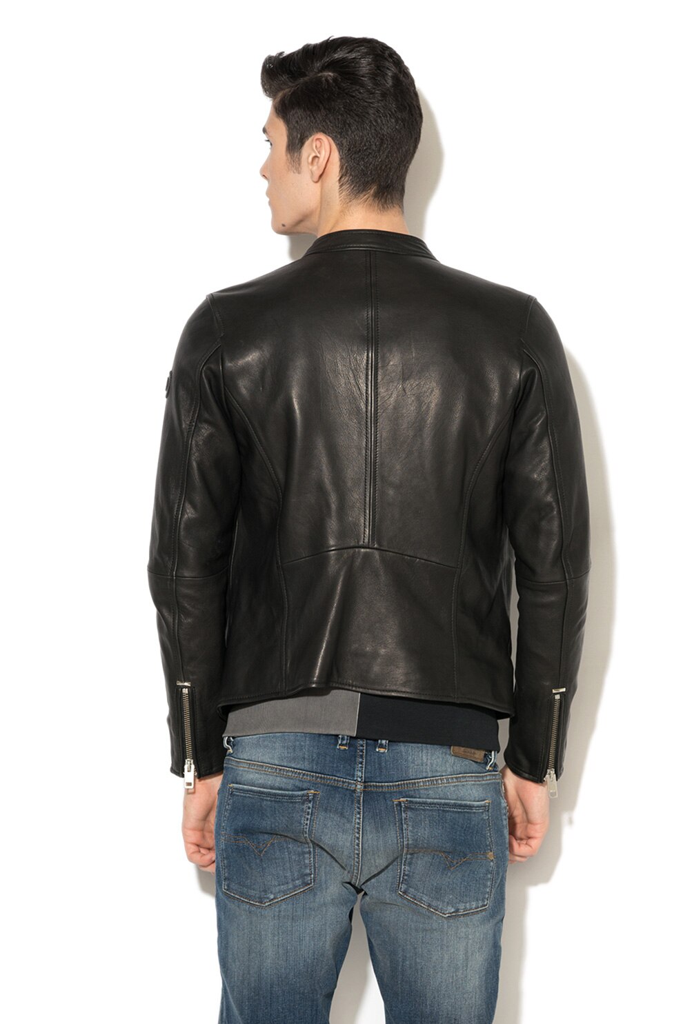 Diesel, Кожено яке Radford Roshi, Черен, XXL - eMAG.bg