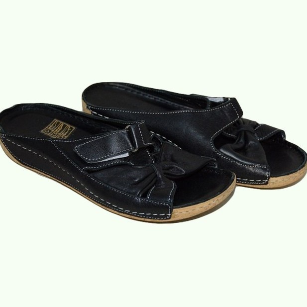 Papuci comozi cu bareta reglabila, D&J Exclusive, Negru, 38 EU - eMAG.ro