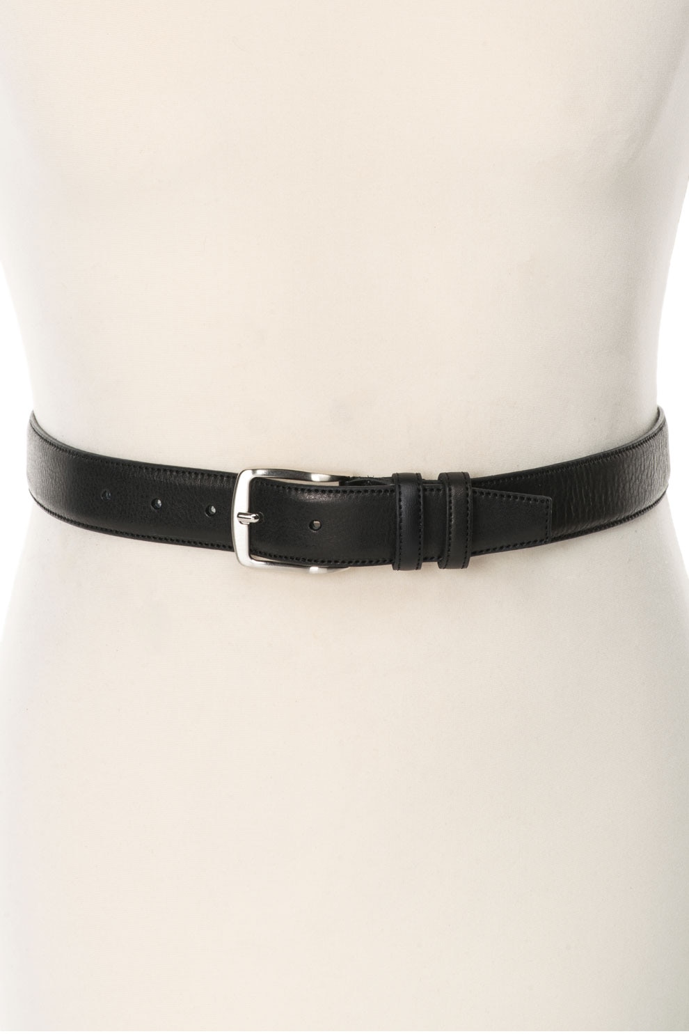 Zee Lane, Кожен колан с метална тока, Черен, 125 Standard - eMAG.bg