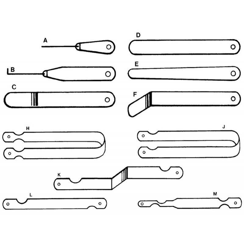Set lere 13 piese cu dimensiunea de 0.025 mm - 0.381 mm marca Snap-on ...