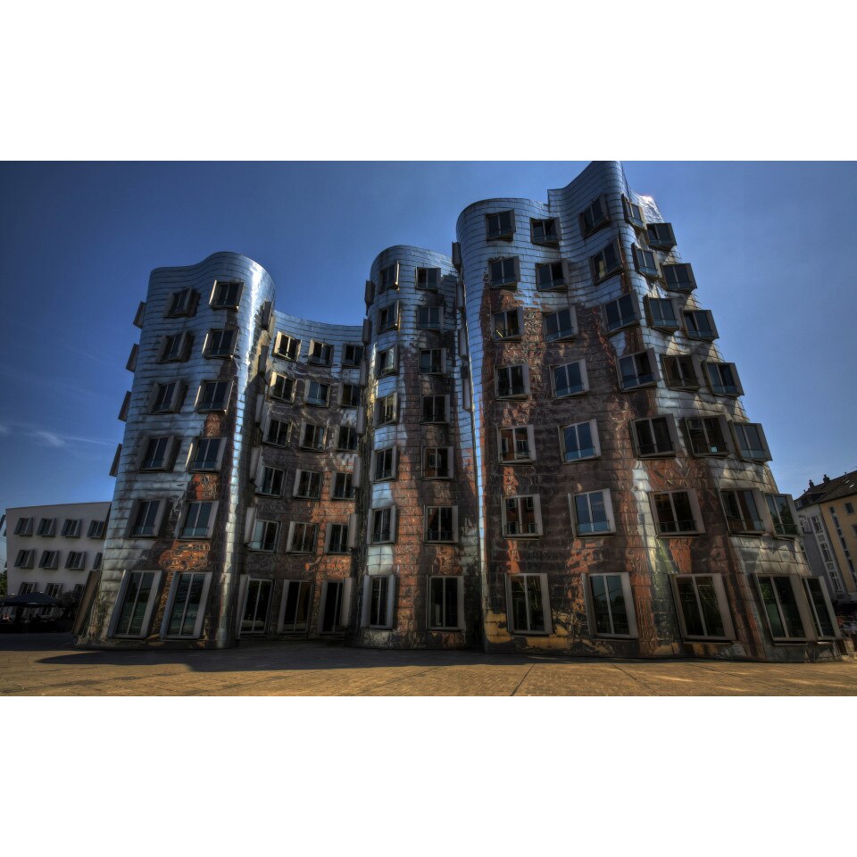 Картини пана TeeX от 1 част Chrome Building 849, Канава, 40 x 60 см ...