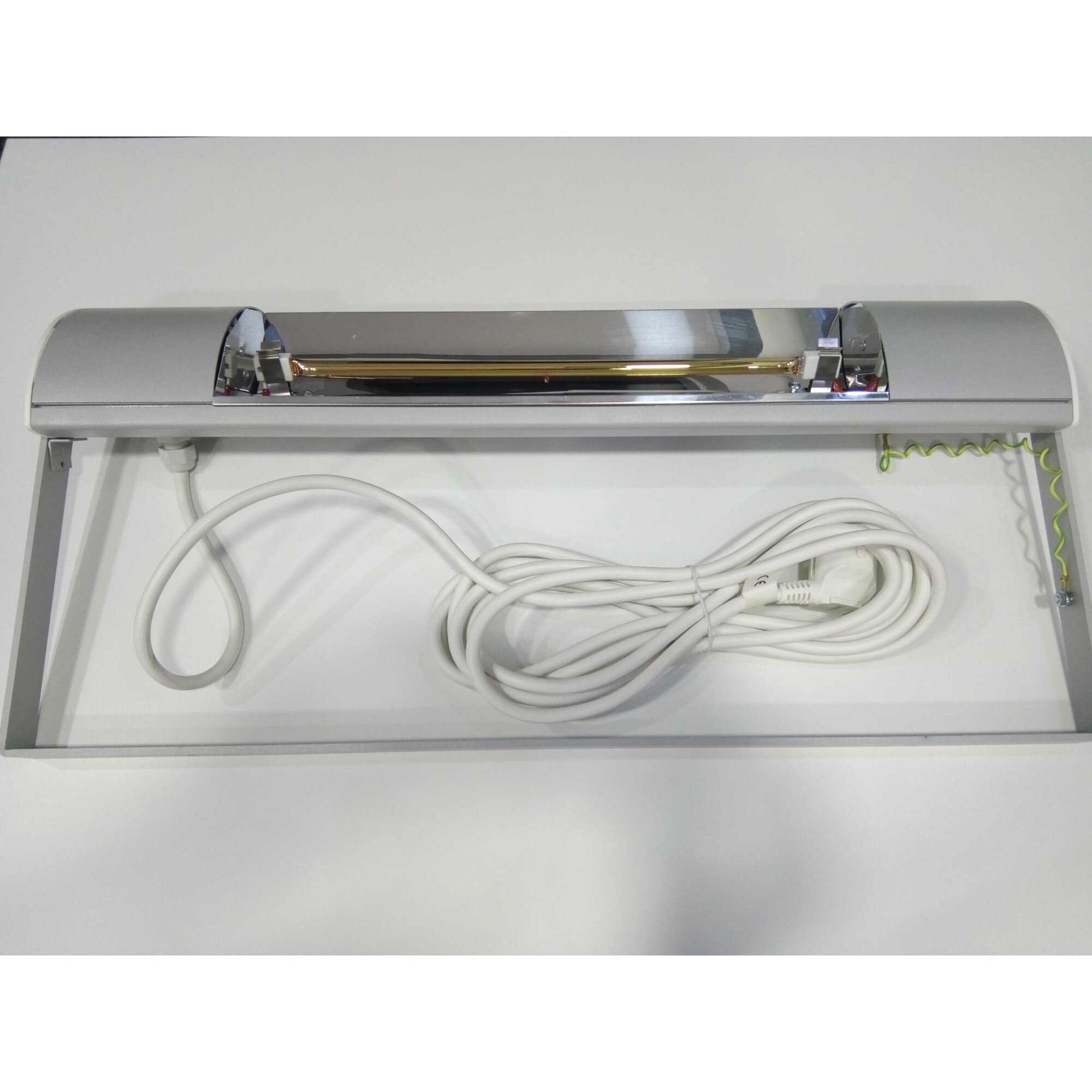 Panou radiant Halogen Suntherm H15, 1500w, Gri, Incalzire terase - eMAG.ro