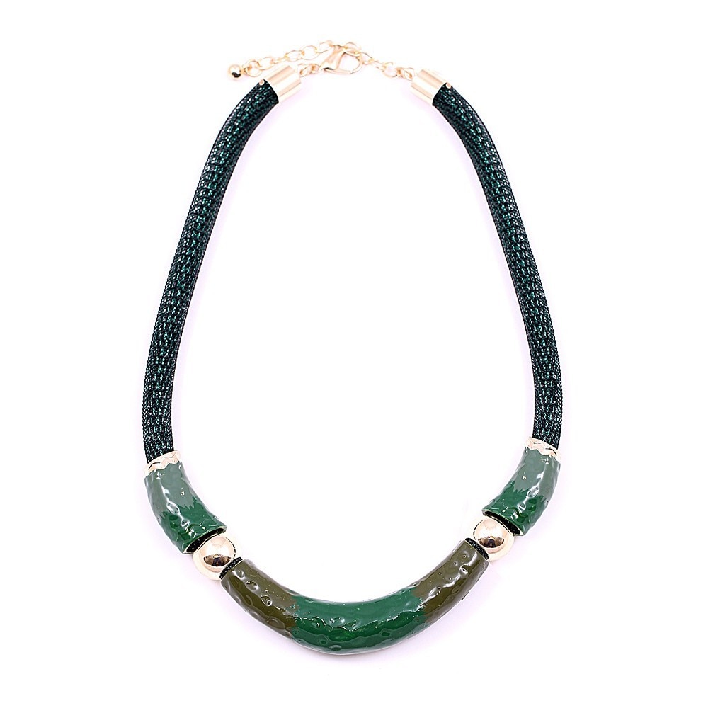 Colier verde tribal MISCHA - eMAG.ro