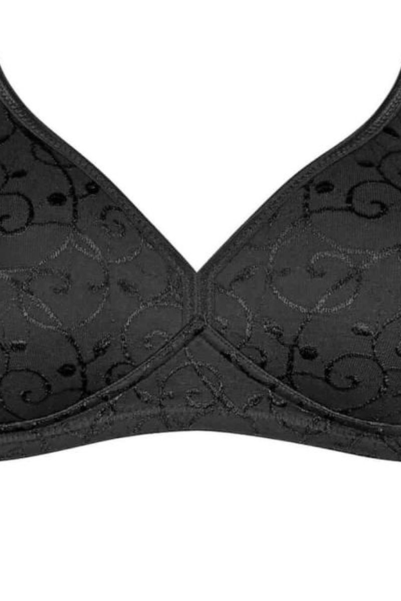 Sutien, Triumph Elegant Cotton N, Negru, 85C - eMAG.ro