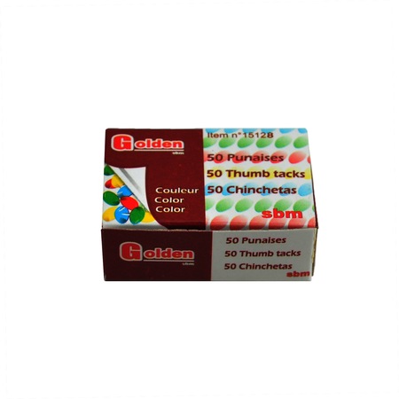 Pioneze nichelate color 50 buc/cutie - eMAG.ro