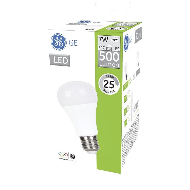Bec LED General Electric clasic, 7W, E27, 500 lm, 25.000 ore, lumina ...