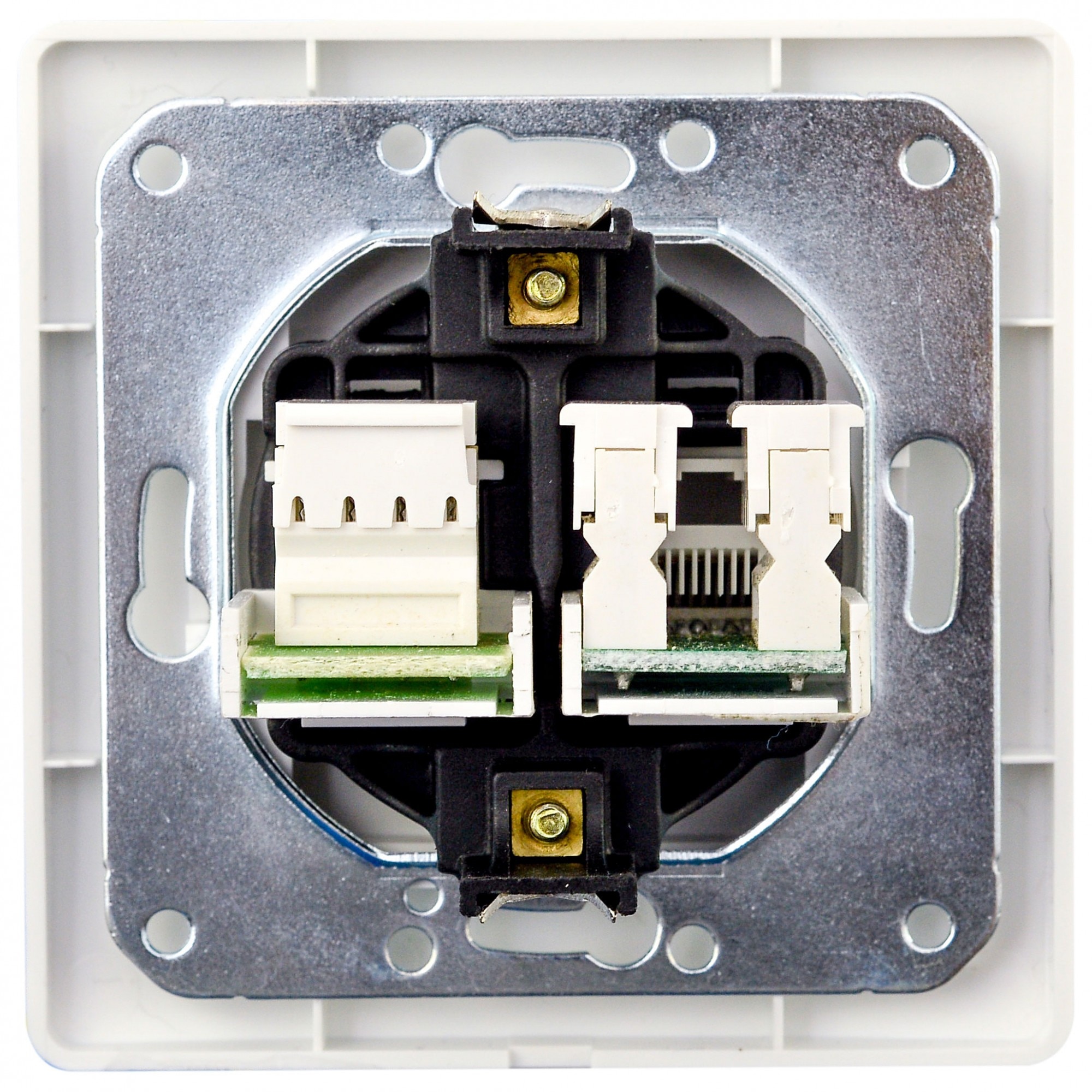 Priza telefon / date LOHUIS seria N, Ingropat/ST, Alb - eMAG.ro