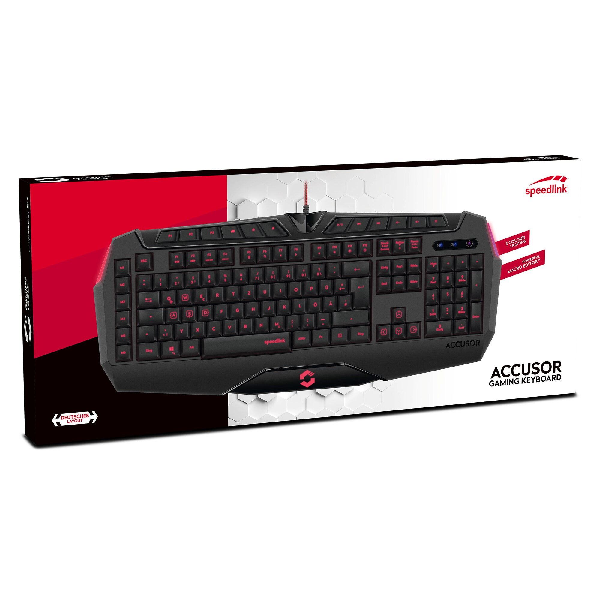 Клавиатура Gaming Speedlink Accusor, Черна - eMAG.bg