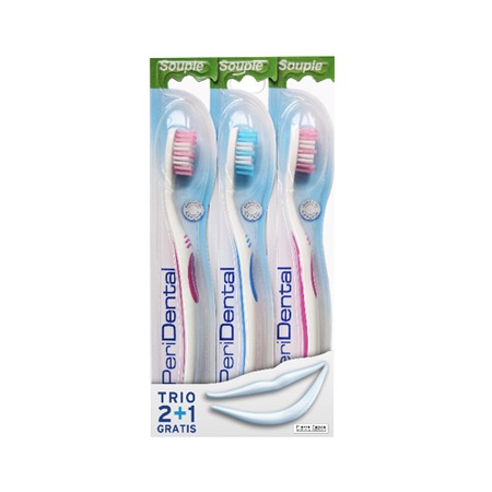 Pachet Promo Pierre Fabre PFOC: Periuta de dinti peridental S, 2 + 1 ...