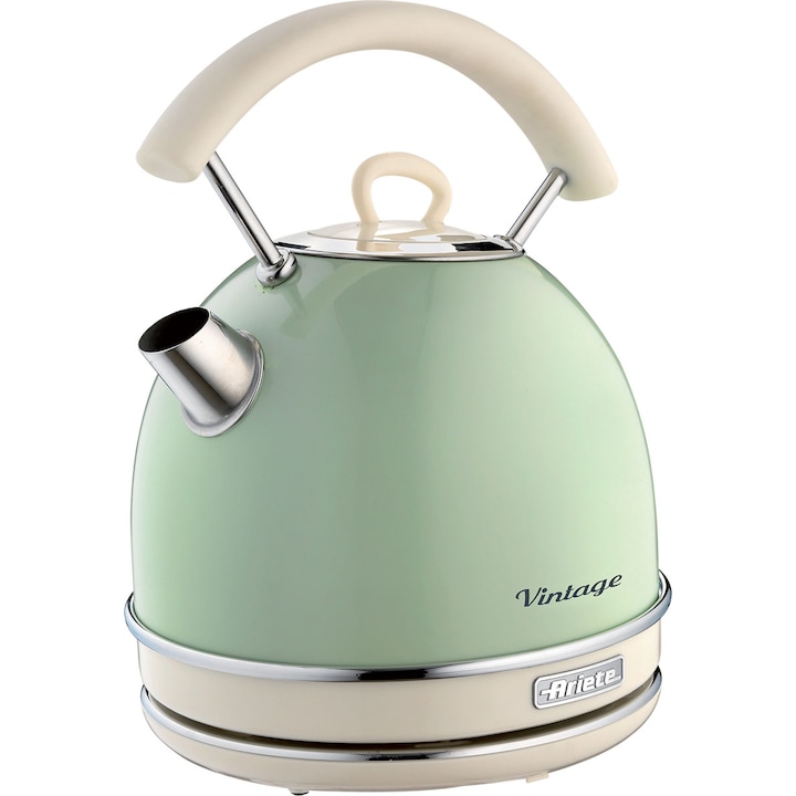 Fierbator vintage, Ariete, Inox, 2000W, 1.7l, Verde pastel - eMAG.ro