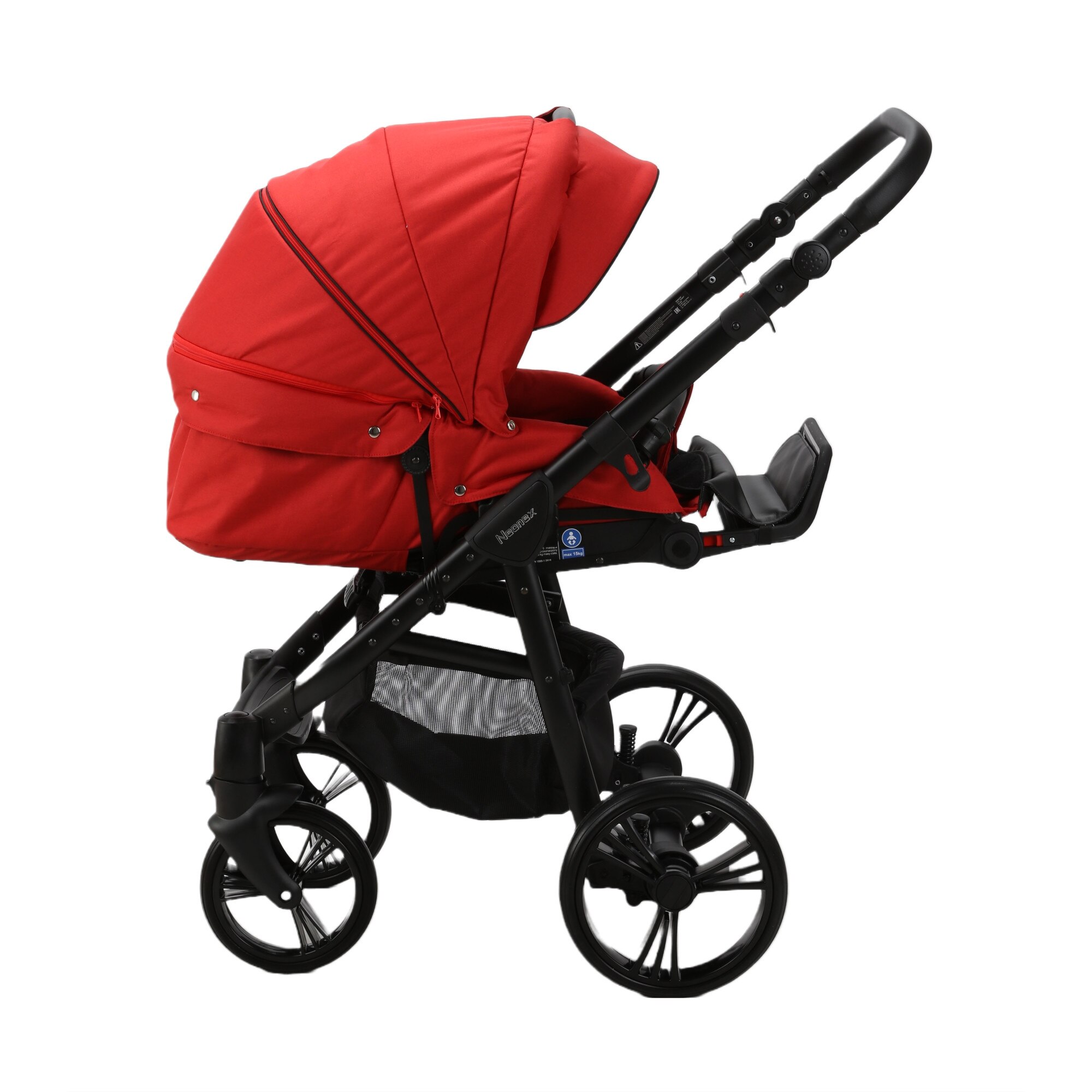 Carucior 3 in 1 Adamex Neonex TIP6, Rosu Ferrari - eMAG.ro