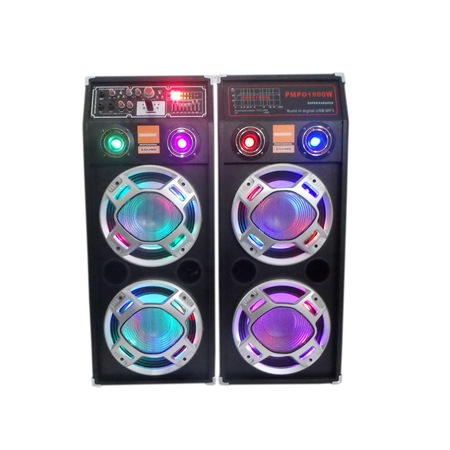 Set Boxe Cu Statie Active Profesionale Bluetooth / USB / SD Card 2 x ...