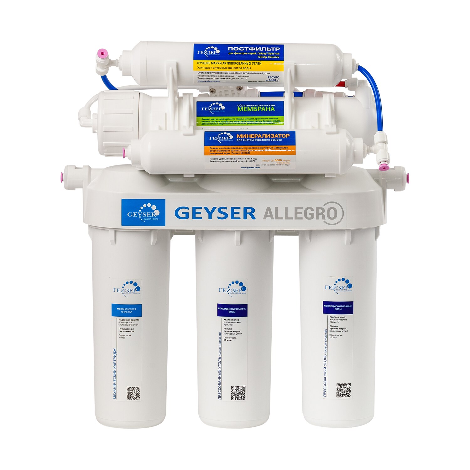 Statie de filtrare osmoza inversa Geyser Allegro-M rezervor transparent ...