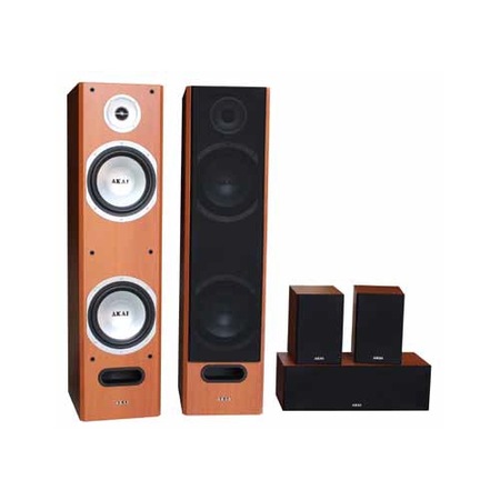 Sistem Boxe Pasive AKAI SS105A-158, 80W RMS, Maro - eMAG.ro