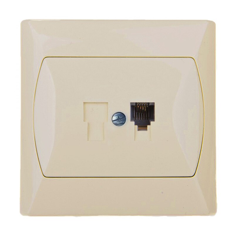 Priza telefon bej AKCENT - eMAG.ro