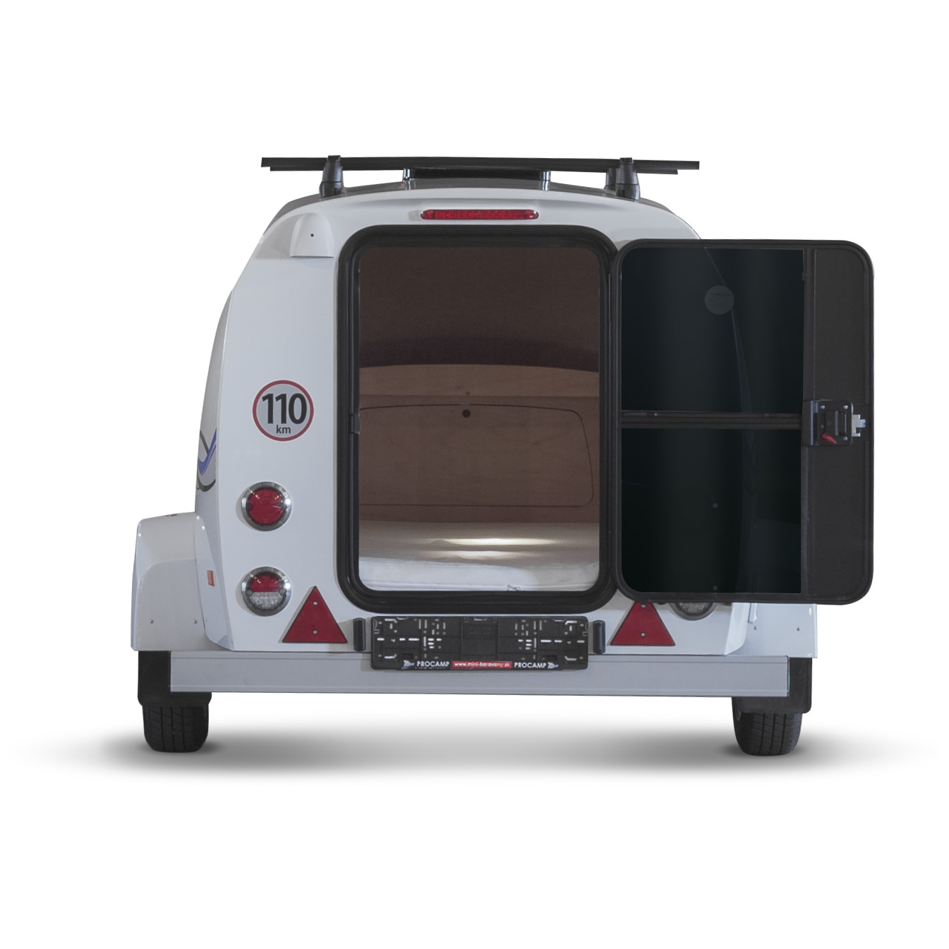 Mini rulota ProCamp Wave Standard, Alb - eMAG.ro