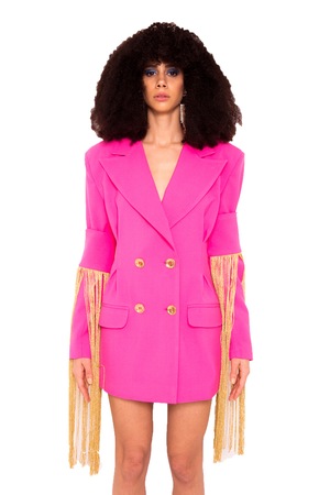 Sacou tip rochie, Cactus the Brand, Roz, S - eMAG.ro