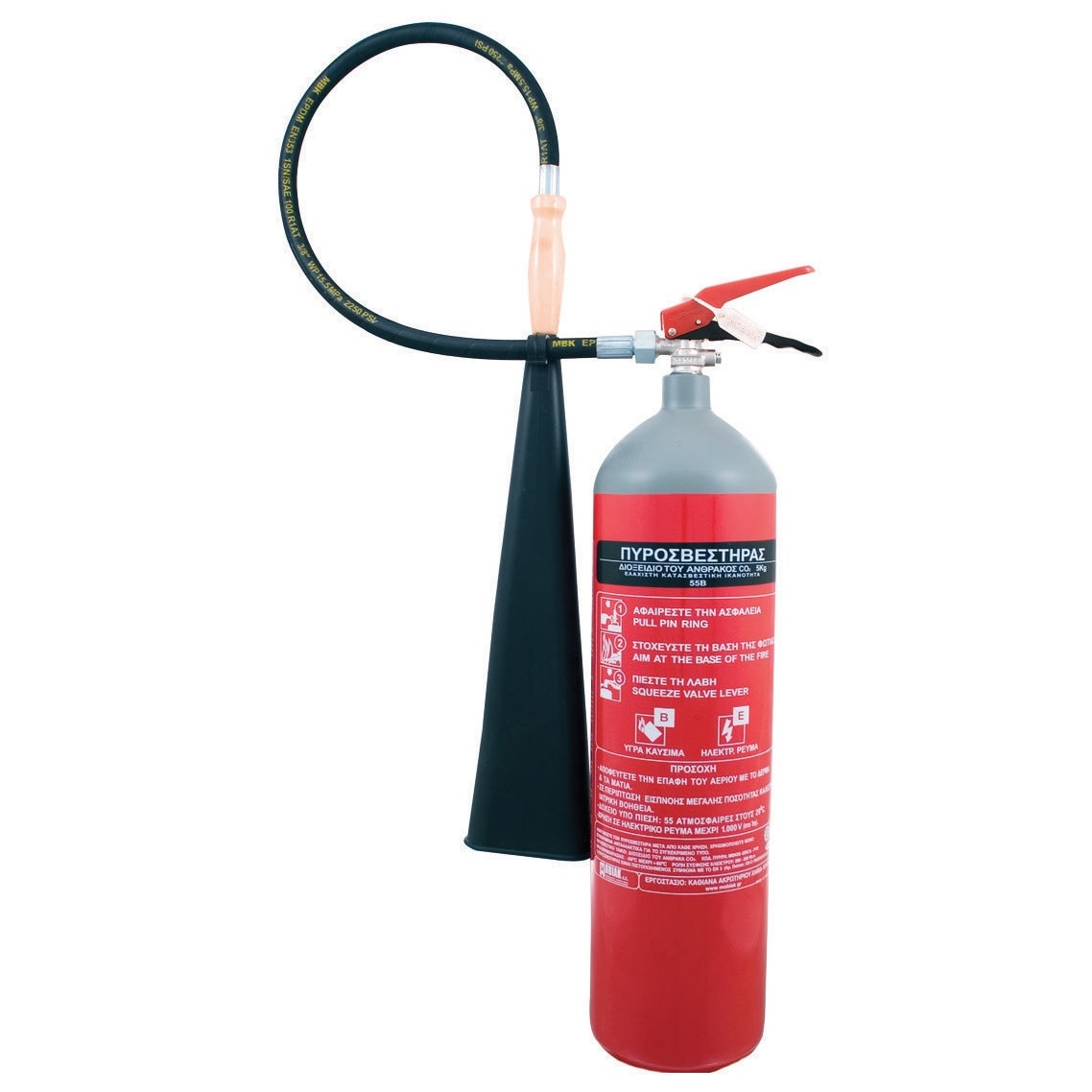 Stingator portabil de incendiu G5, 5kg CO2 - eMAG.ro