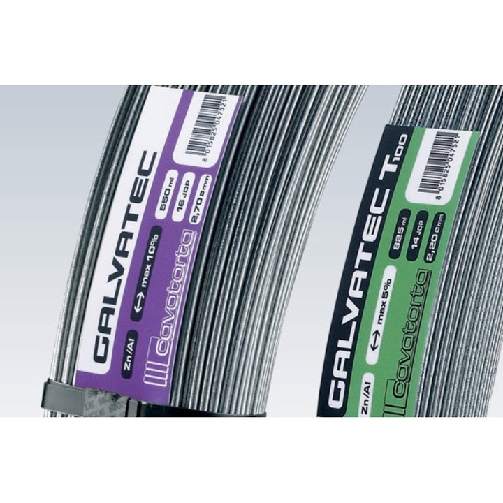 Sarma zincata pentru vita de vie diametrul 2.20 mm, 825 m Galvatec T100 ...