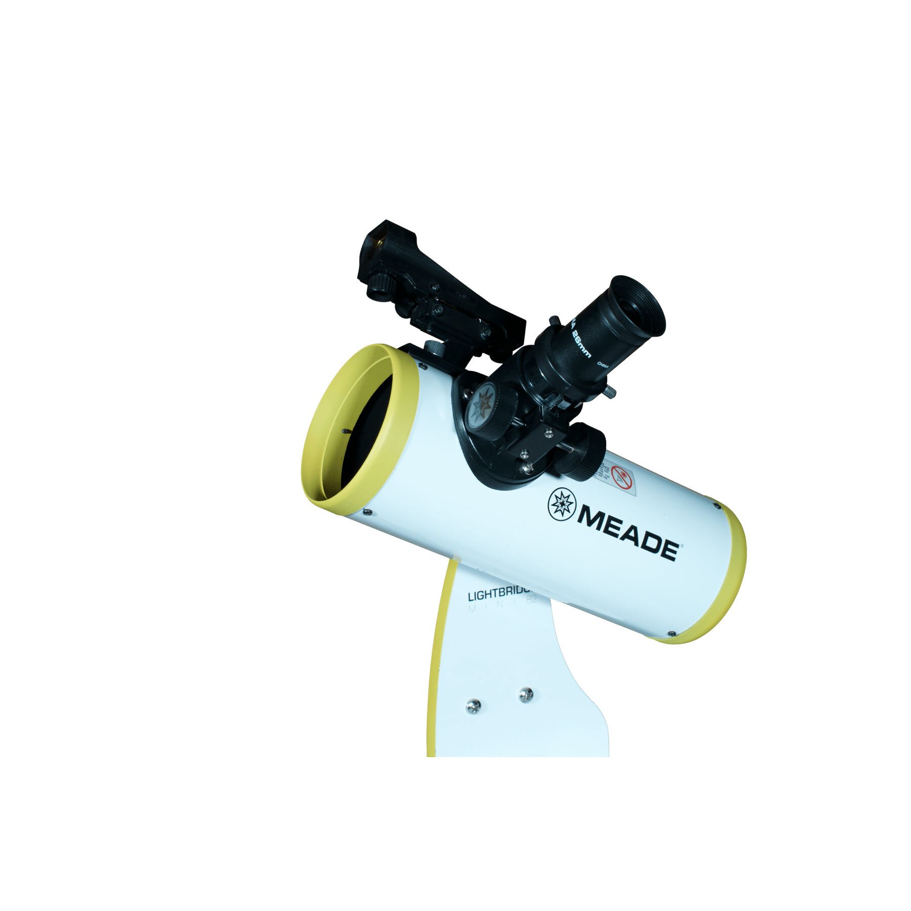 Telescop reflector Meade, EclipseView, 82 mm, 189X, Alb/Galben - eMAG.ro