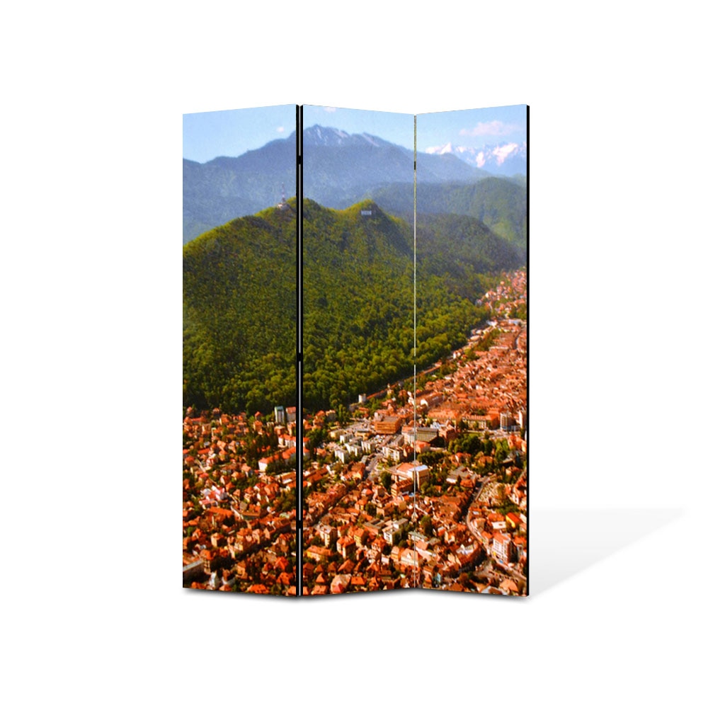 Paravan de Camera ArtDeco din 3 Panouri Urban Orase Brasov imagine de ...