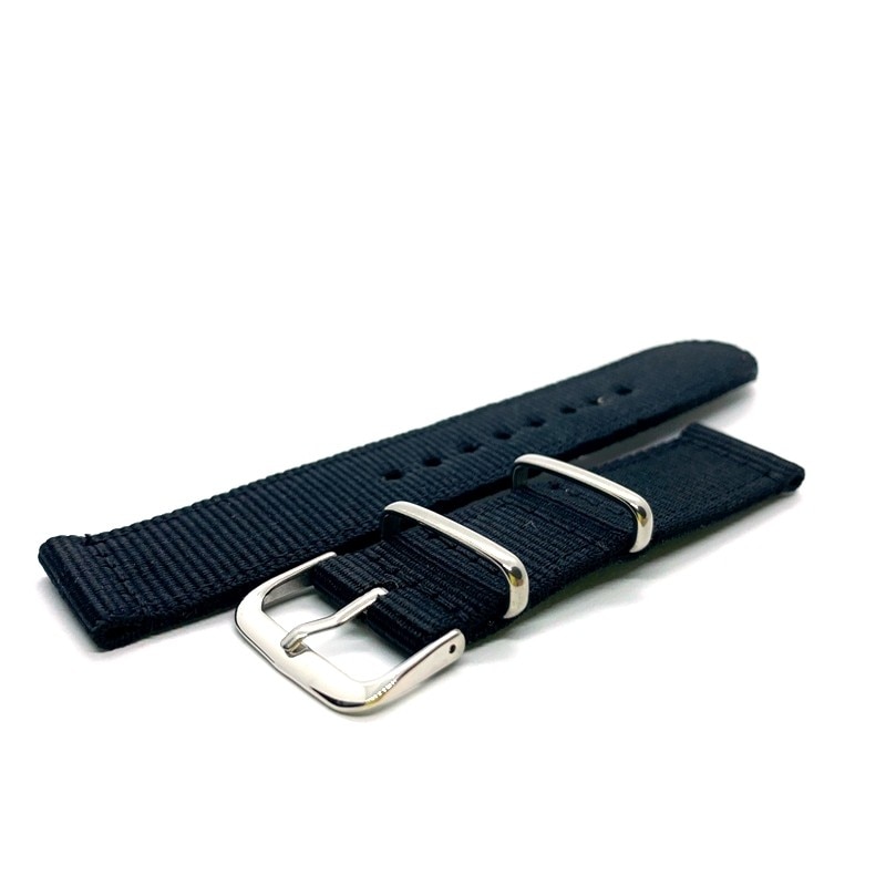 Curea ceas textil sport 22mm negru - eMAG.ro