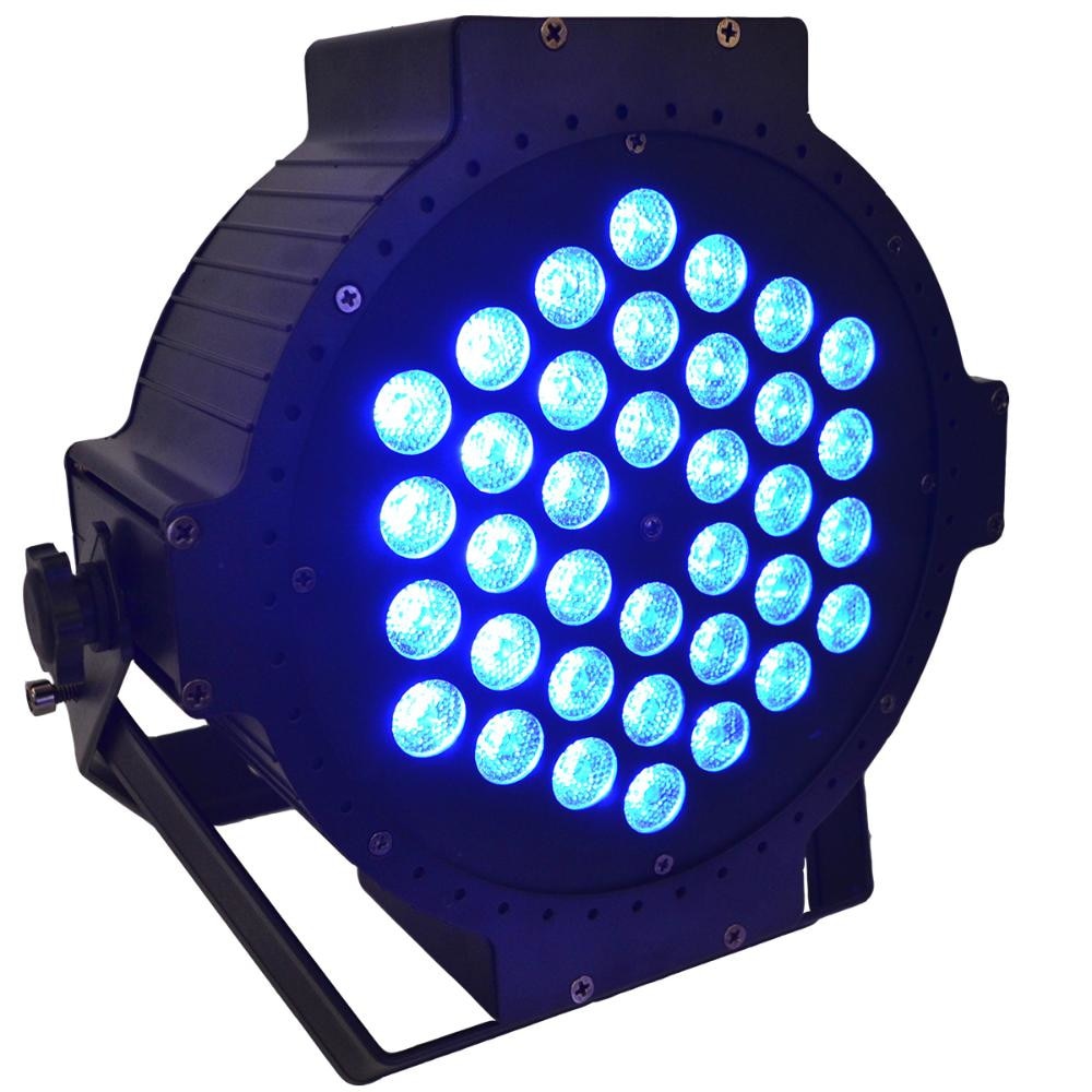 Proiector lumini Evenimente Par Led 36x3W Slim, Dmx in-out, Microfon ...