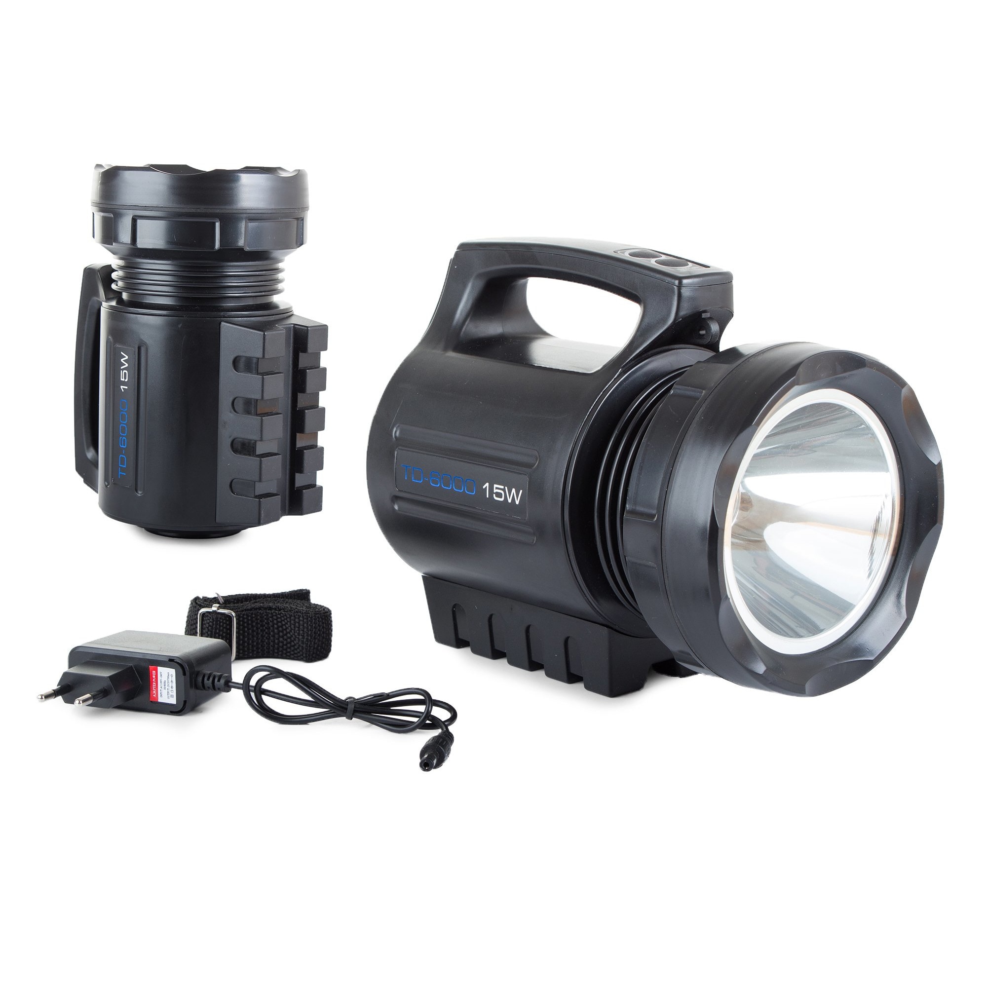 Lanterna portabila cu LED 15W cu acumulator TD-6000 - eMAG.ro