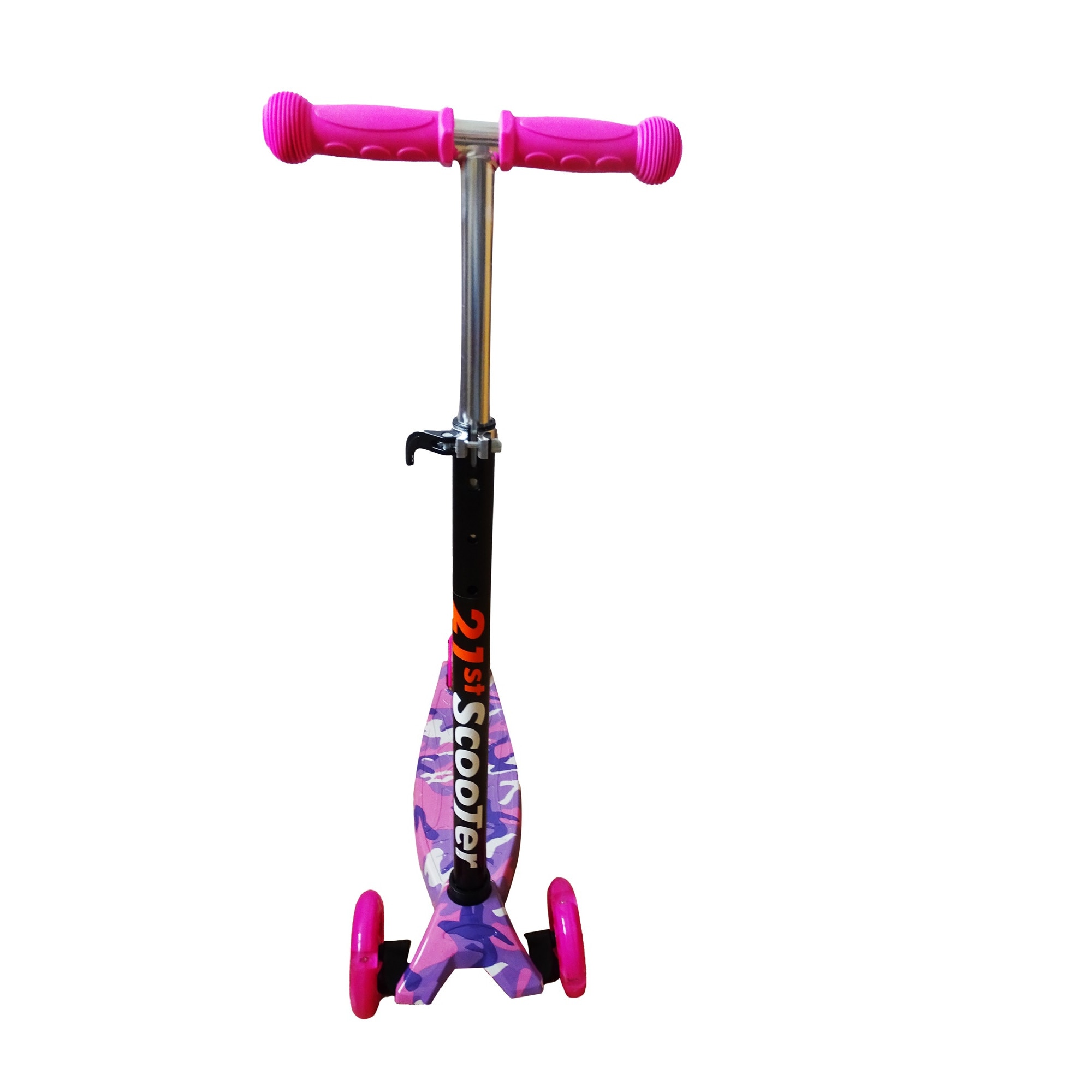 Trotineta „Scooter” pentru Copii cu Roti Luminoase, Roz - eMAG.ro
