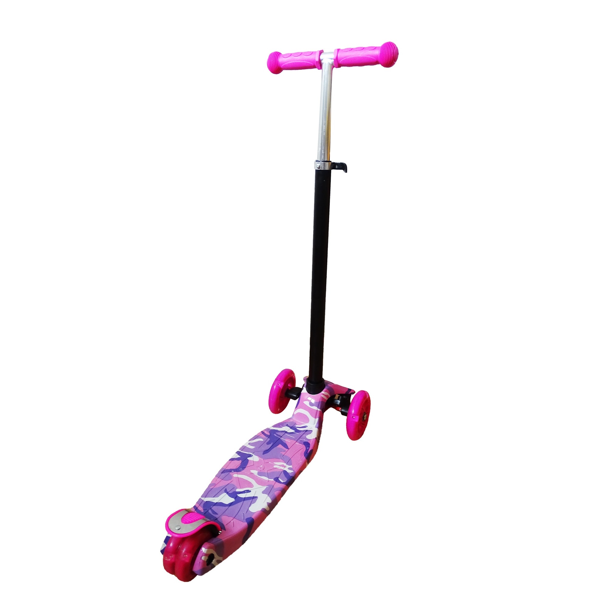 Trotineta „Scooter” pentru Copii cu Roti Luminoase, Roz - eMAG.ro