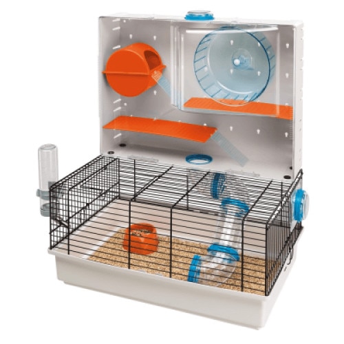 Cusca pentru hamster, Ferplast, 46x29.5x54cm, Multicolor - eMAG.ro