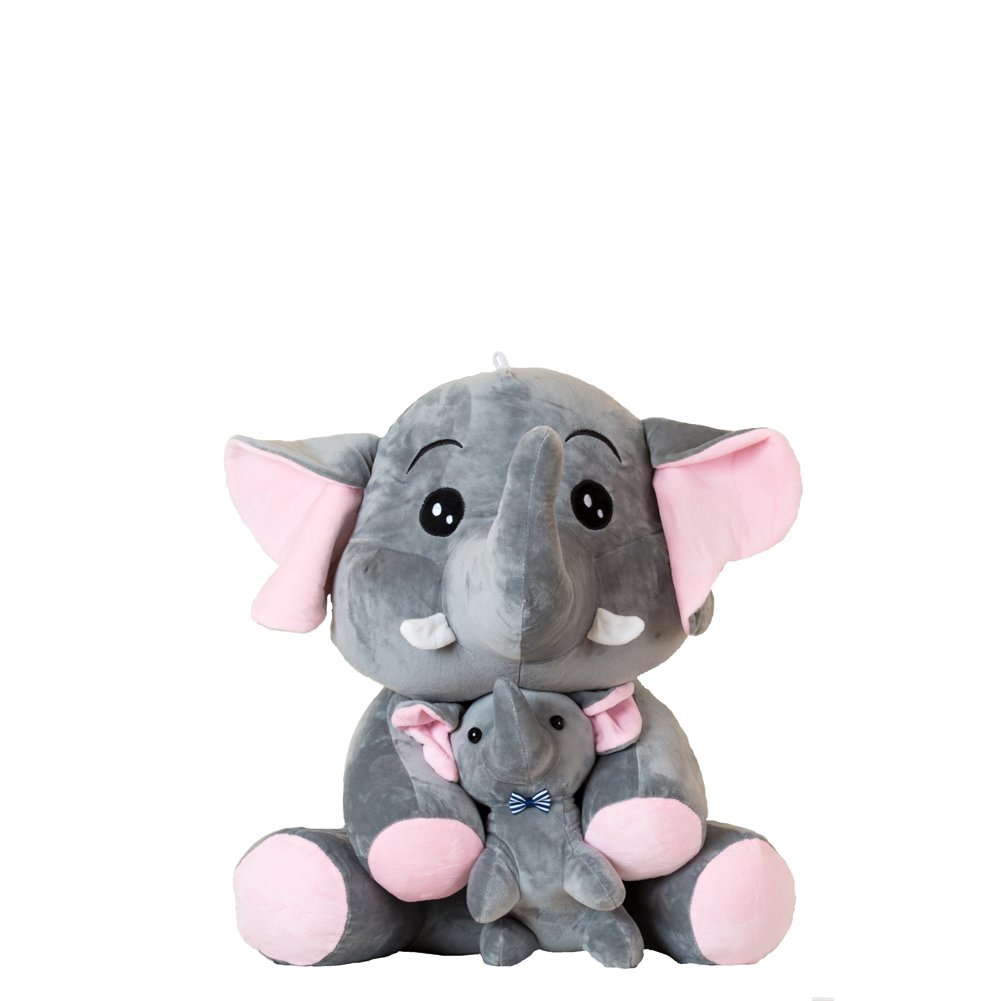 Elefant de plus cu pui 50 cm - eMAG.ro