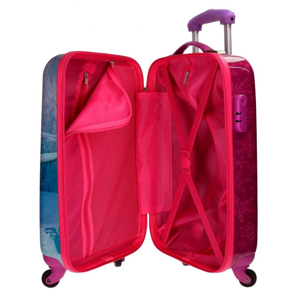 Troler cabina ABS 55 cm 4 roti Frozen Magic - eMAG.ro