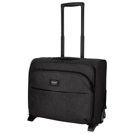 Troler pilot cu compartiment laptop 2 roti 44 cm Movom Ottawa negru ...