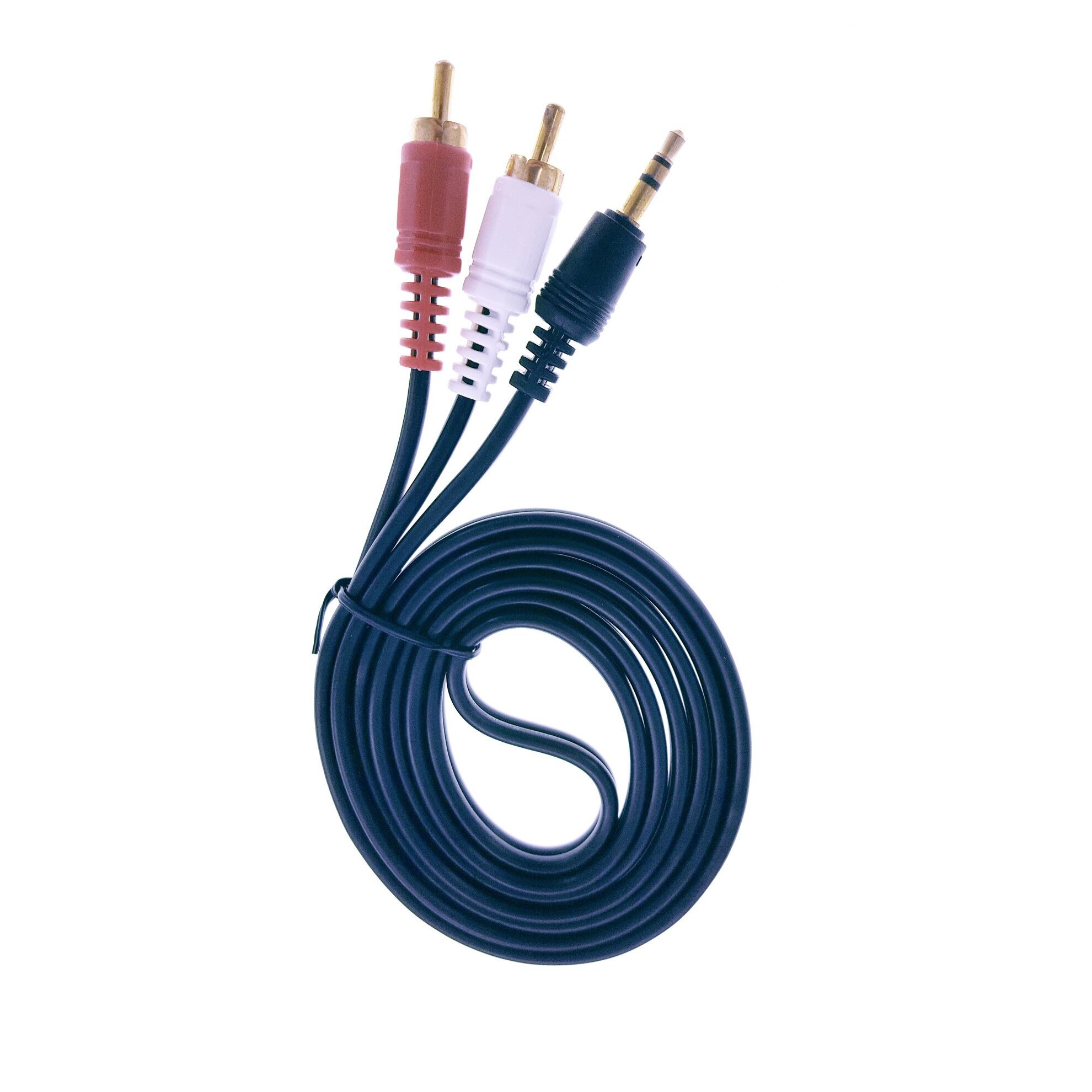 Cablu audio jack T la 2xRCA T 1.5m - CAJT2RCA1 - eMAG.ro