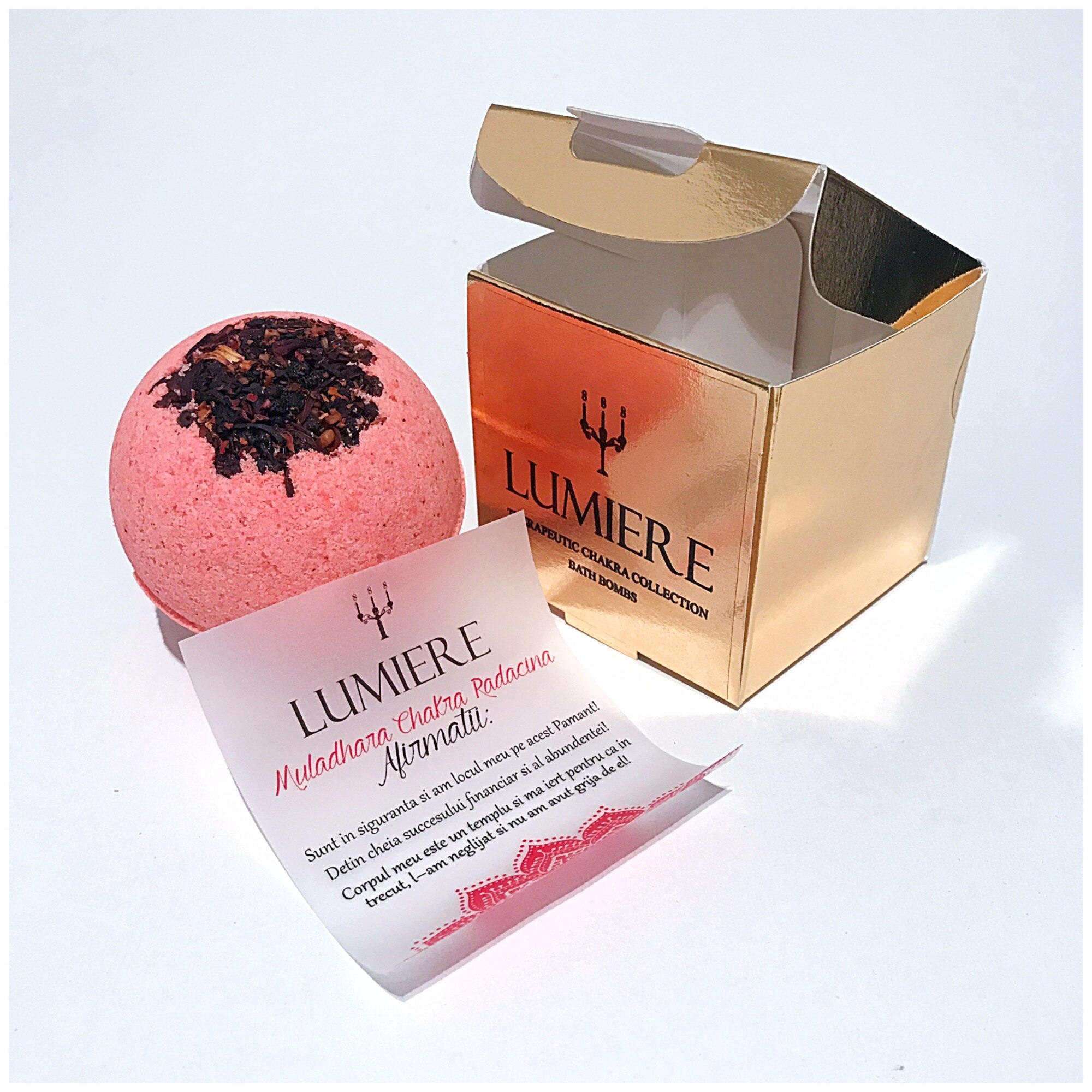 Bomba de baie, Therapeutic Chakra Collection - Radacina, 300g - eMAG.ro