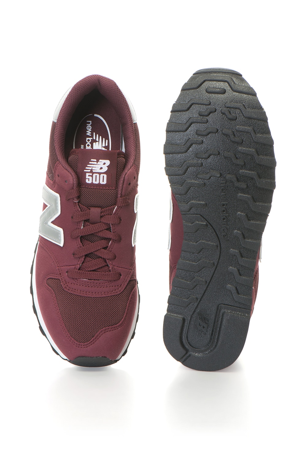 New Balance, Спортни обувки 500, Вишнев, 10 - eMAG.bg