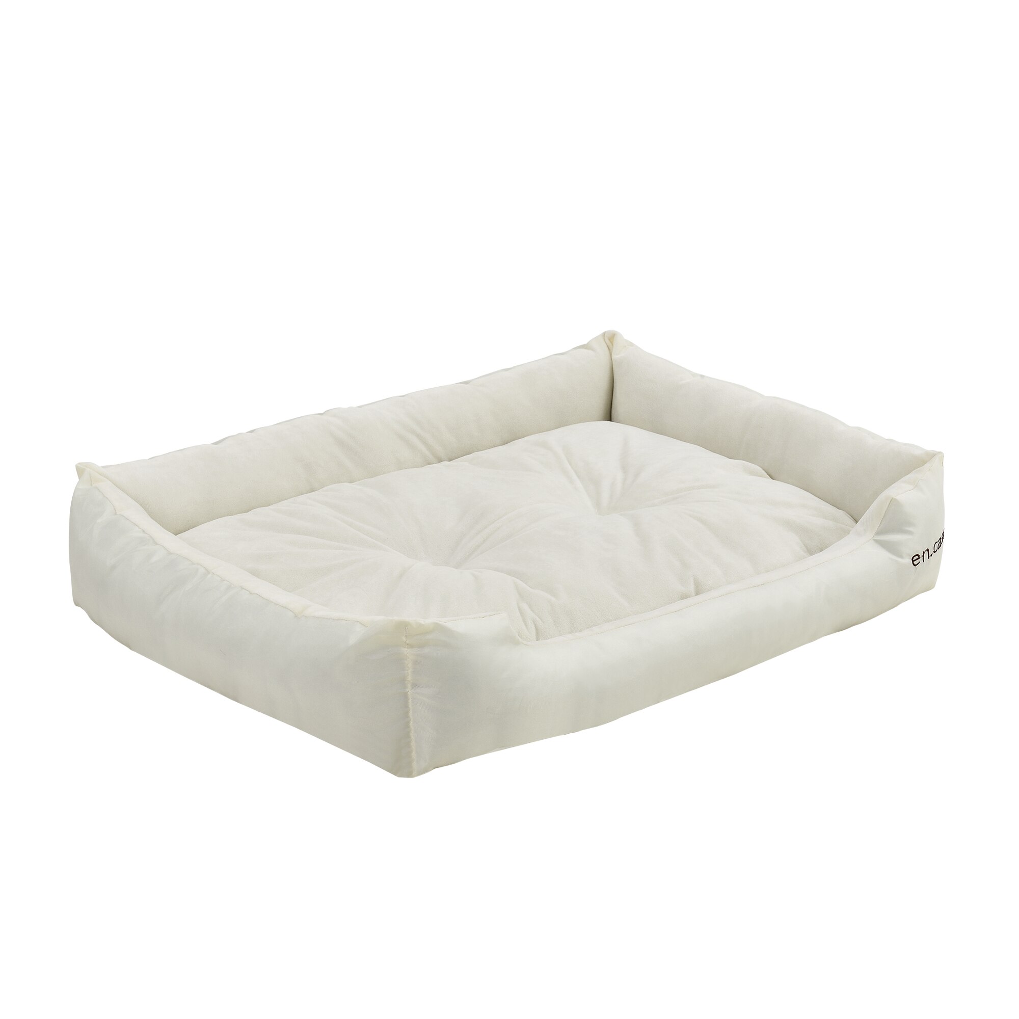 Culcus caine Pluto, en.casa, 90 x 70 x 20 cm, masura XL, crem - eMAG.ro