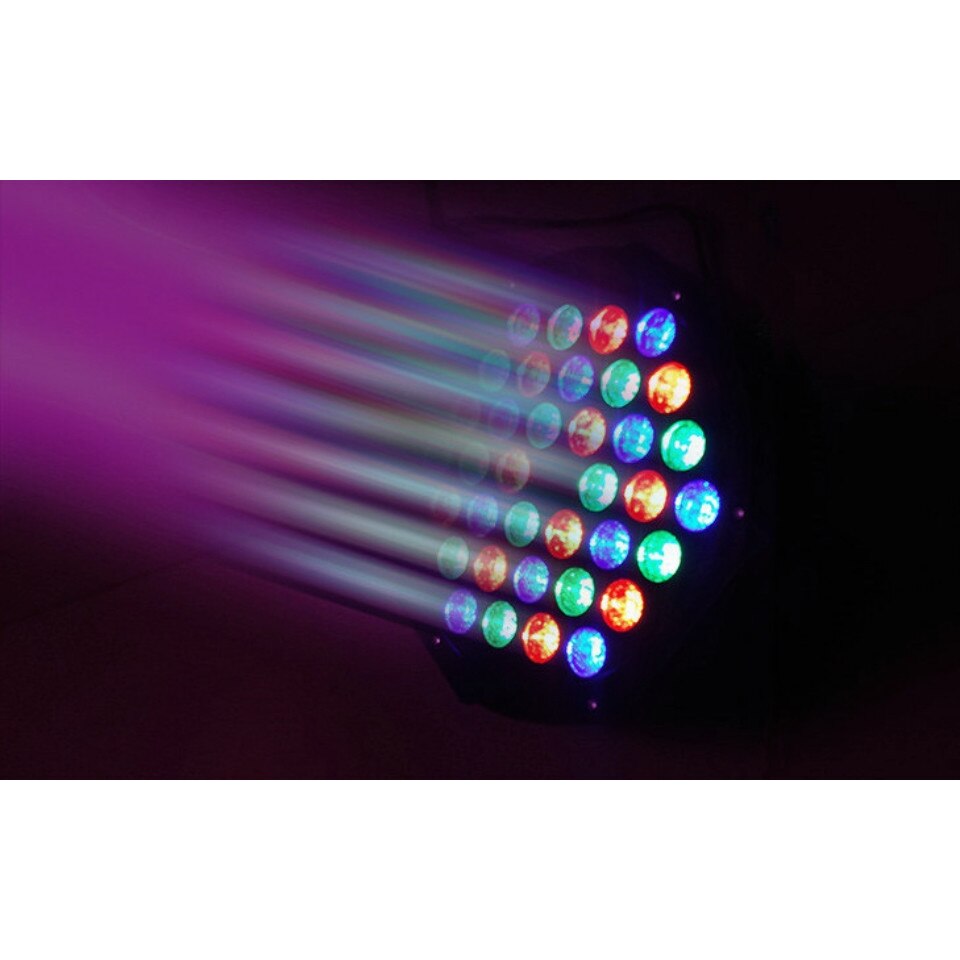 Proiector lumini Par Led 36x1W, Slim, Dmx in-out, Microfon, Cooler ...