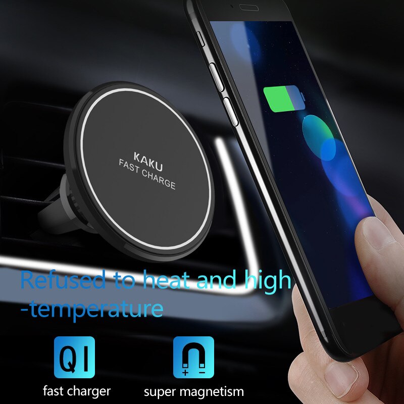 Incarcator Wireless Auto Ikaku ™ Cidie, Universal, Licenta QI, Fast ...