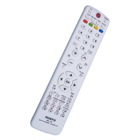 Telecomanda universala pentru LCD/LED SHARP RM-L13E, alba compatibila cu modelele din lista ...