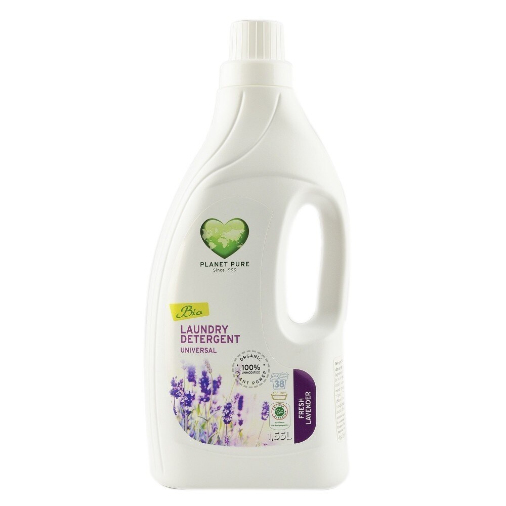 Detergent bio de rufe universal cu aroma de lavanda 1.55L PLANET PURE ...