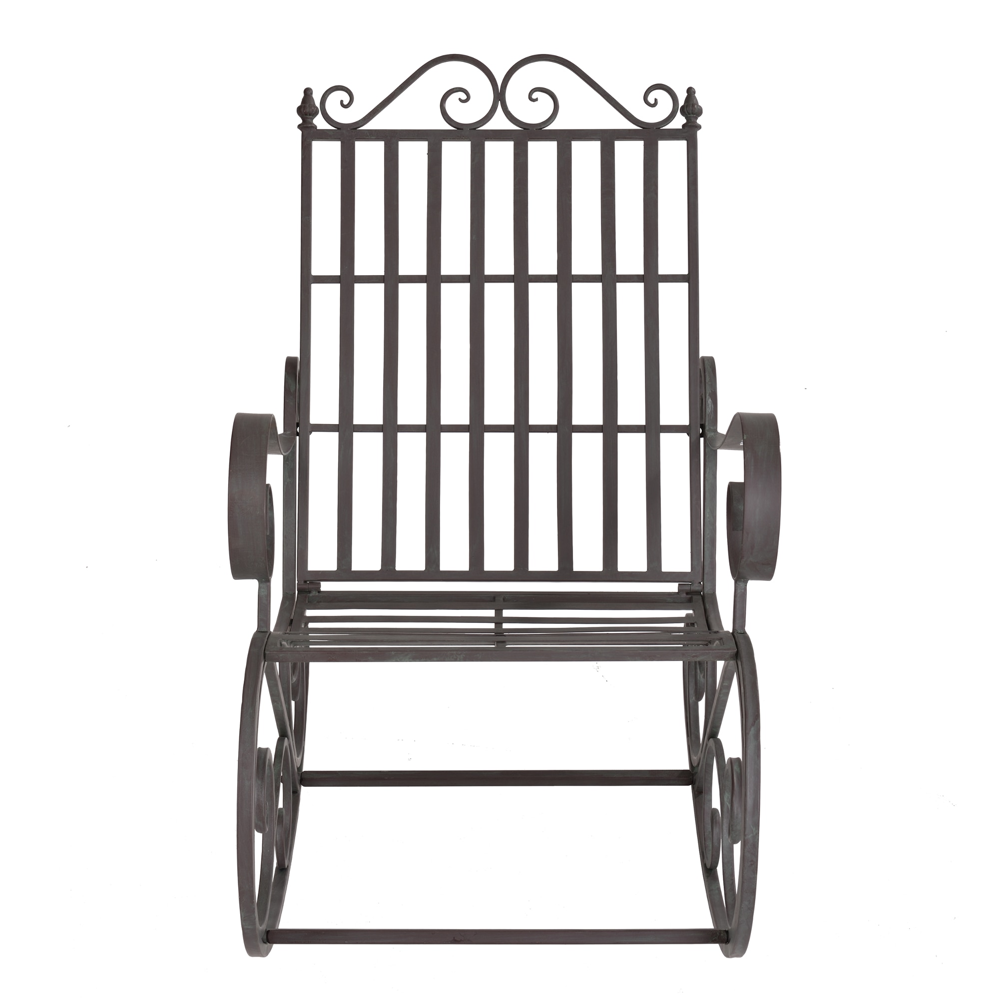 Scaun balansoar gradina Geraldton G en.casa, 92 x 59 x 90 cm, metal ...