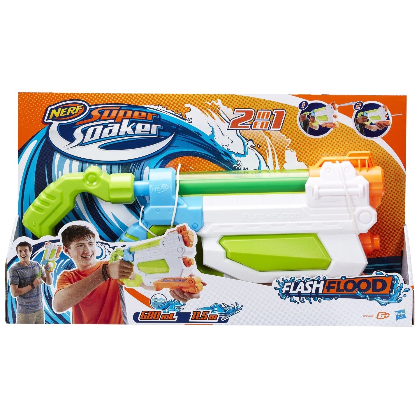 Pusca de jucarie cu apa Nerf Blaster Flashflood - eMAG.ro
