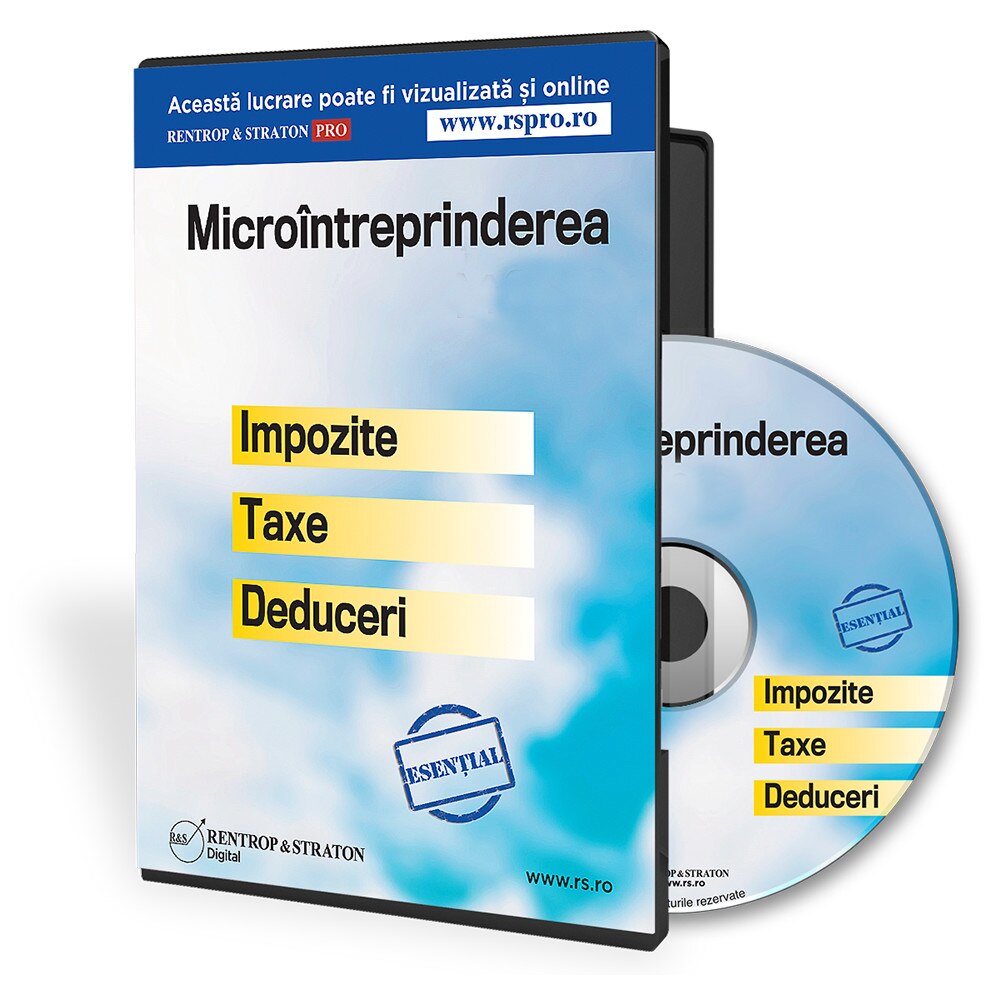 Microintreprinderea. Impozite, taxe, deduceri - eMAG.ro