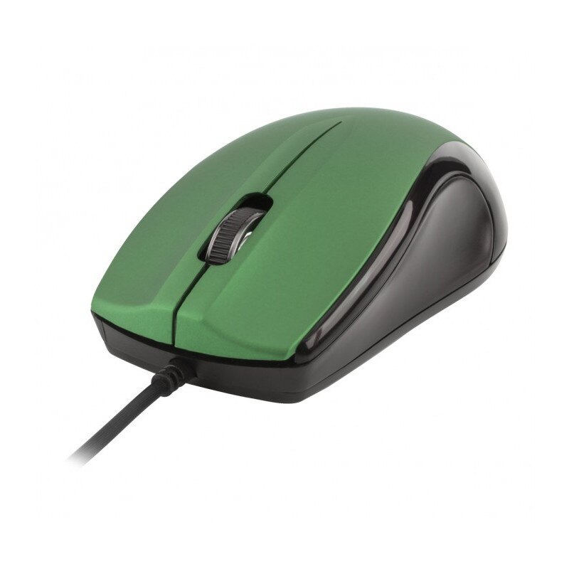 Mouse Astrum MU110 Optic cablu USB Negru/Verde - eMAG.ro
